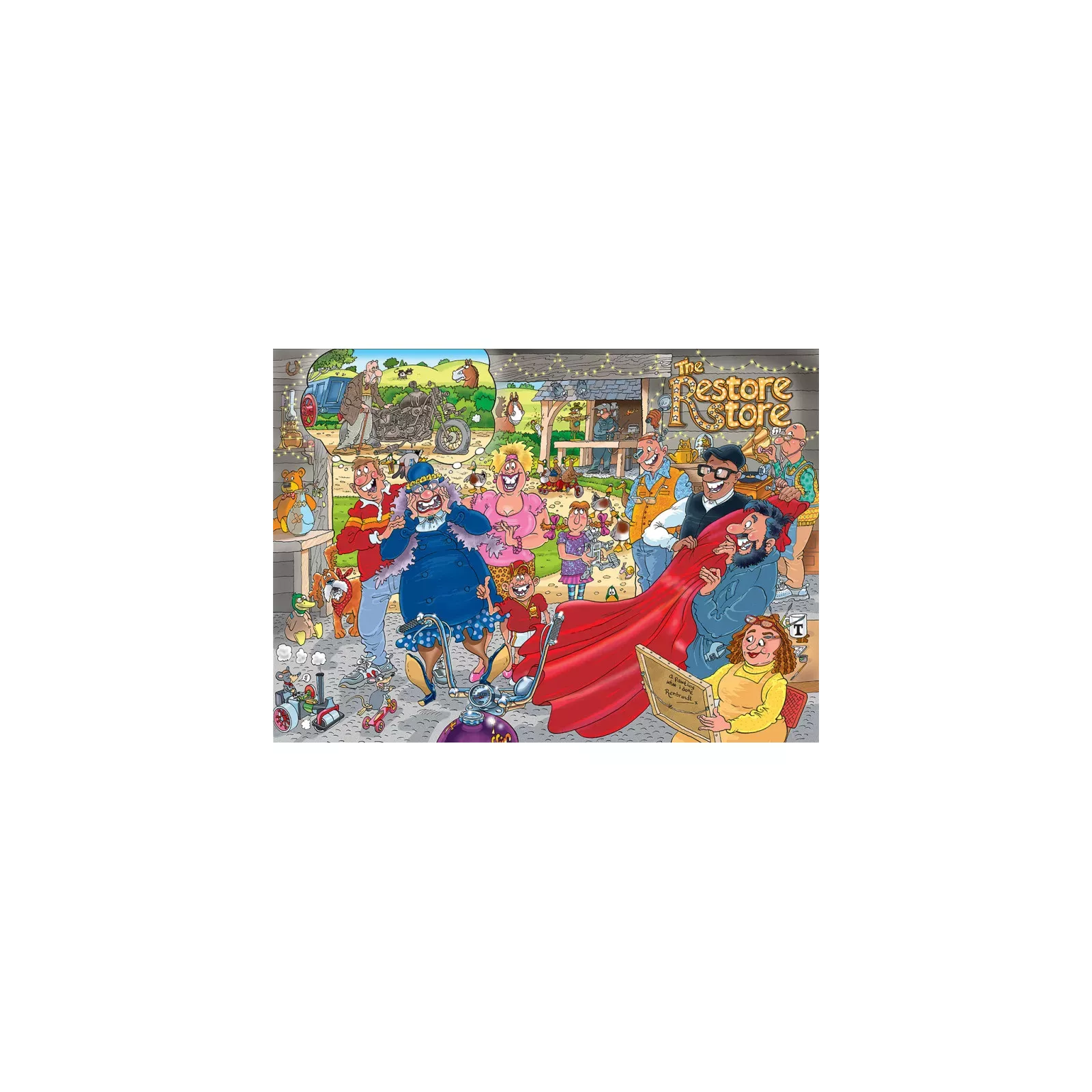 Wasgij Original 41 - 1000 Pcs - Restauration Complète