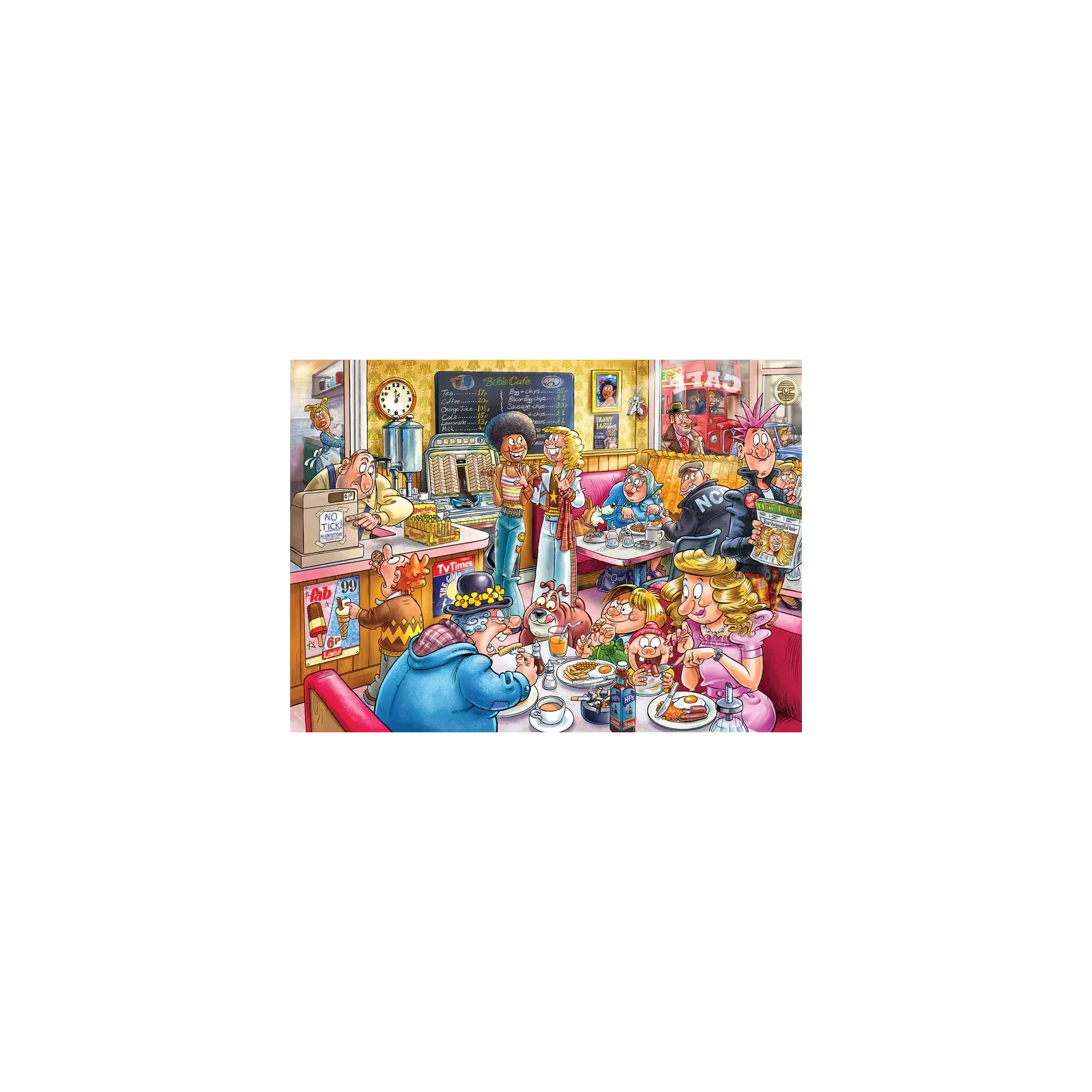 Wasgij Destiny 27 - 1000 Pcs - Le Café